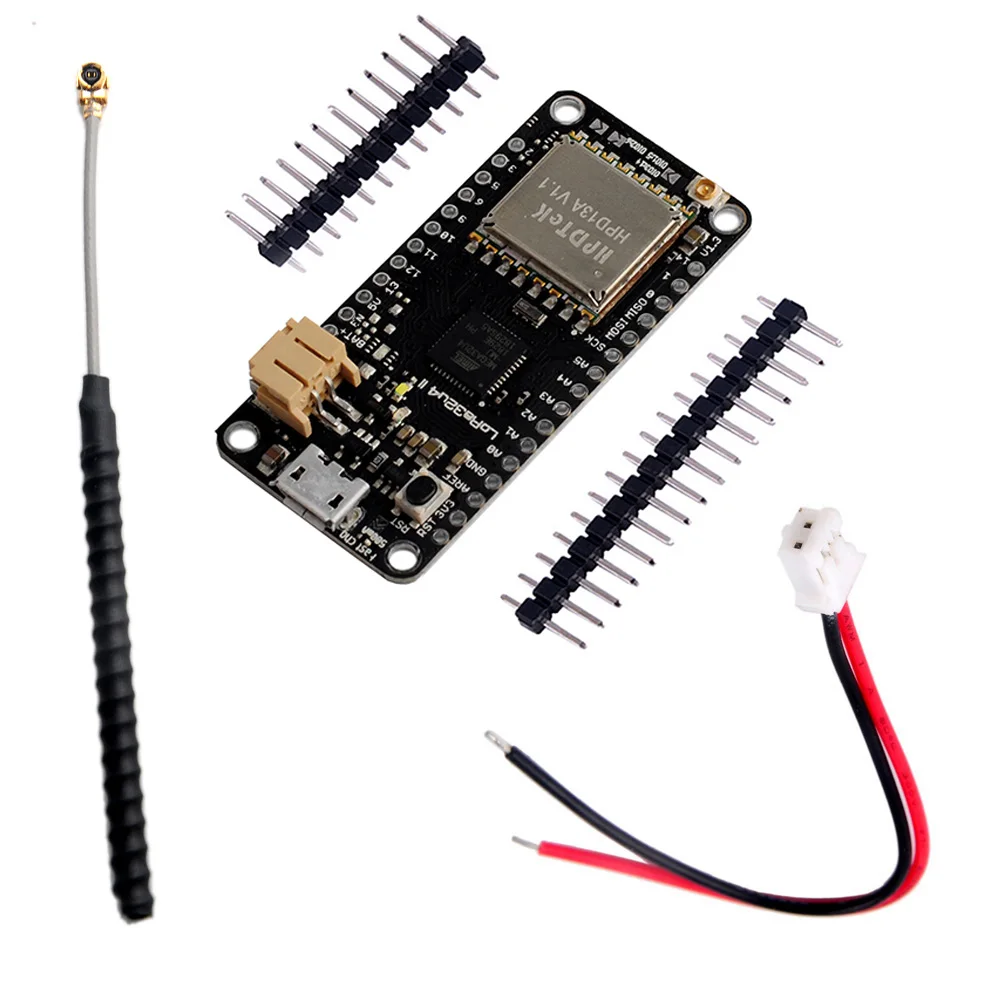 LoRa32u4 II HPD13 Lora Module LiPo Atmega328 SX1276 Lora 868MHZ 915MHz with Antenna Connector ...