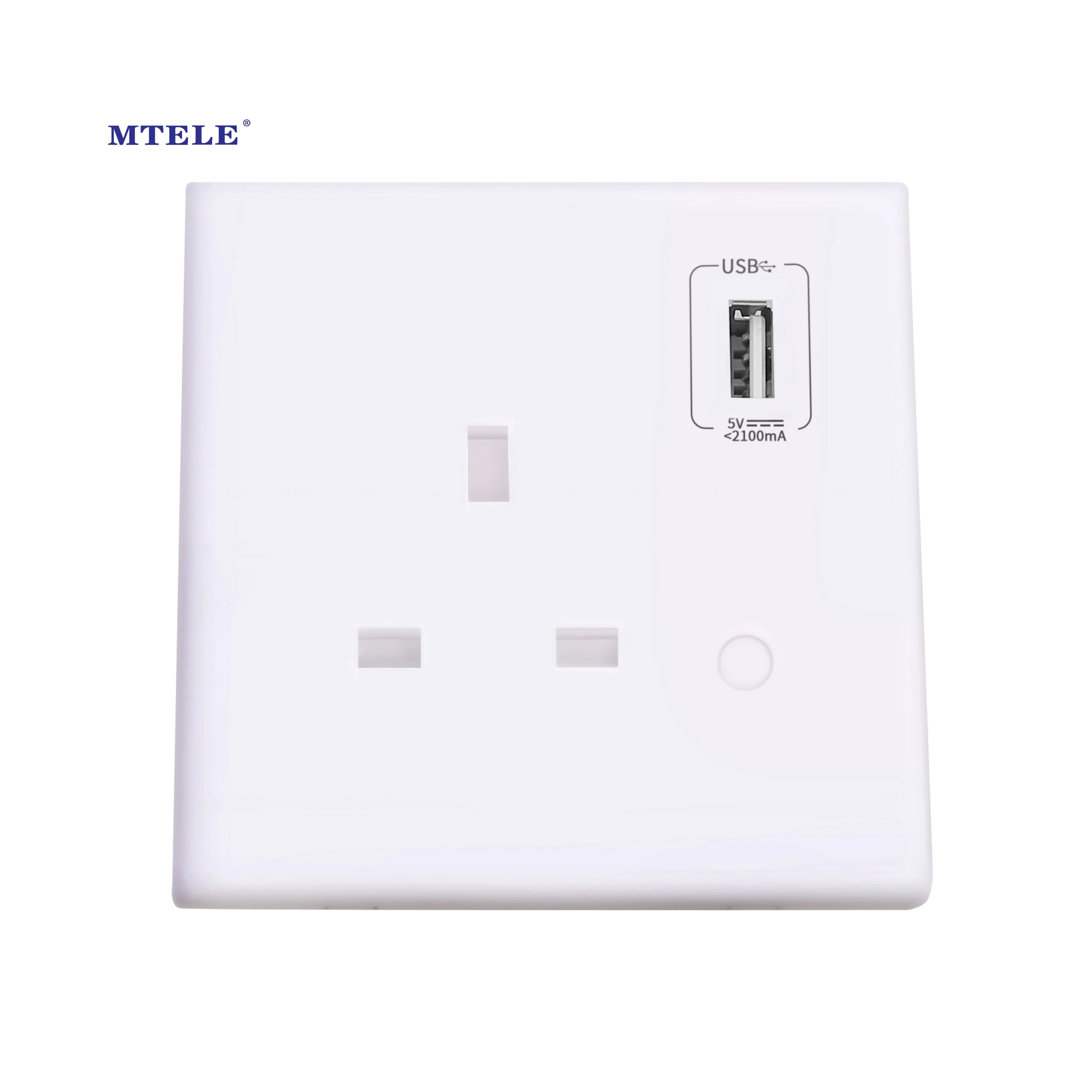 Wall Plugs Sockets ZigBee Version UK Smart Wall Socket with USB - Famidy.com