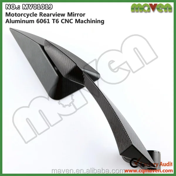 Maven Custom Aluminium Cnc Universal Moto Mirror Parts For Yamaha Bws 100 100cc 125 Scooter