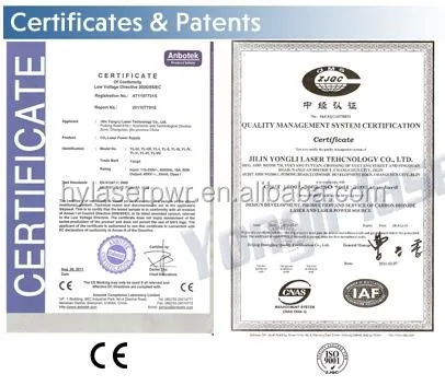 DLT 280 Laser Tube - 280W Cutting Laser for Glass Engraving