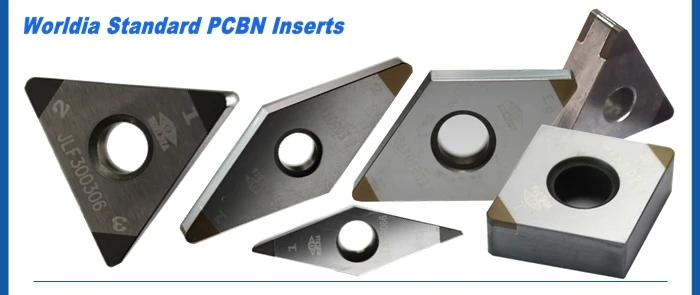 CBN Tipped Indexable Turning Inserts Carbide Cutting Insert 2 Tips High Efficiency Good Quality ...