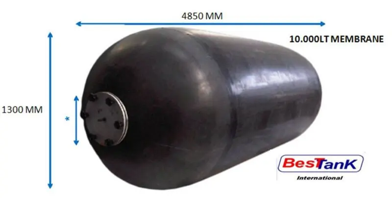 Rubber Bladder Rubber Membrane EPDM membrane Butyl Membrane ...