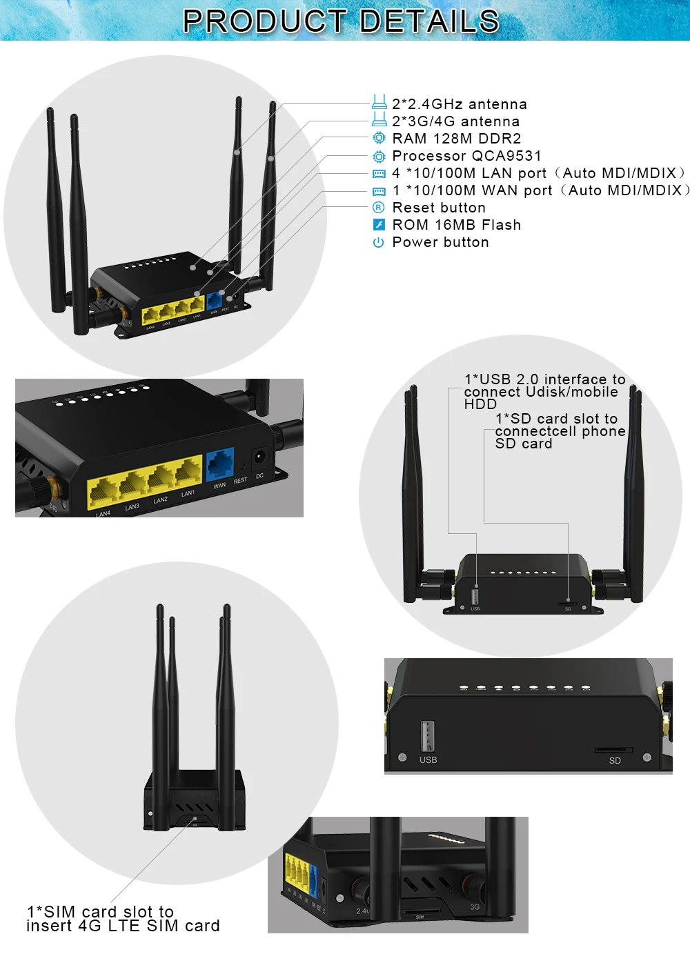Zbt We826-q Ec25-au Australia Use Shenzhen Zhibotong 3g Soho Wireless ...