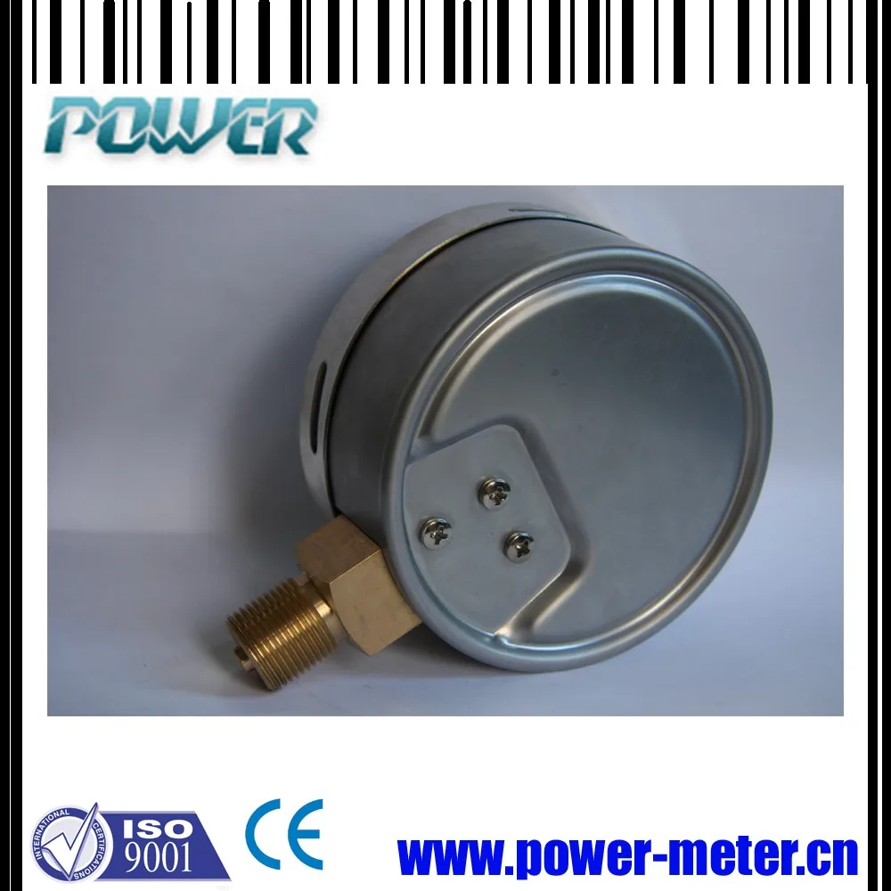 YE 100mm stainless steel capsule bellows pressure gauge with 0-10kpa pressure range Products ...