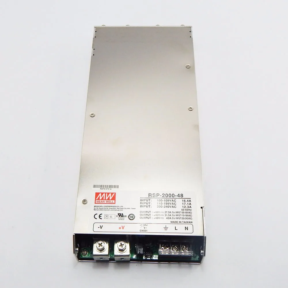 MEAN WELL SMPS 75w to 10KWatt RSP Series 5 Years Warranty 48v Switching Power Supply 2000w RSP ...