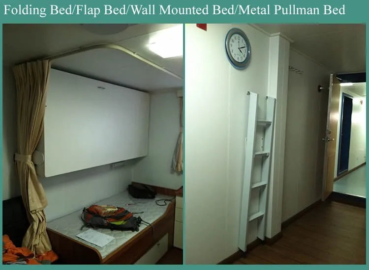 Steel Marine Wall Mounted Pullman Bed - Durable & Space-saving