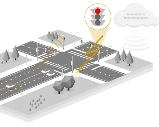 Intelligent Traffic Light Sensor In Ground For Smart Traffic Control