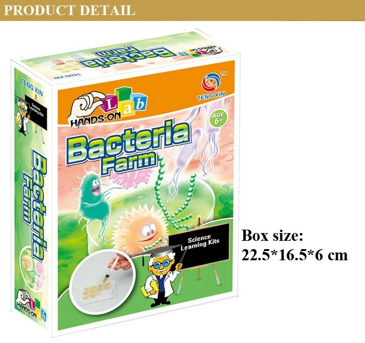 Fun Bacteria Experiment Kit - Kids Science Set