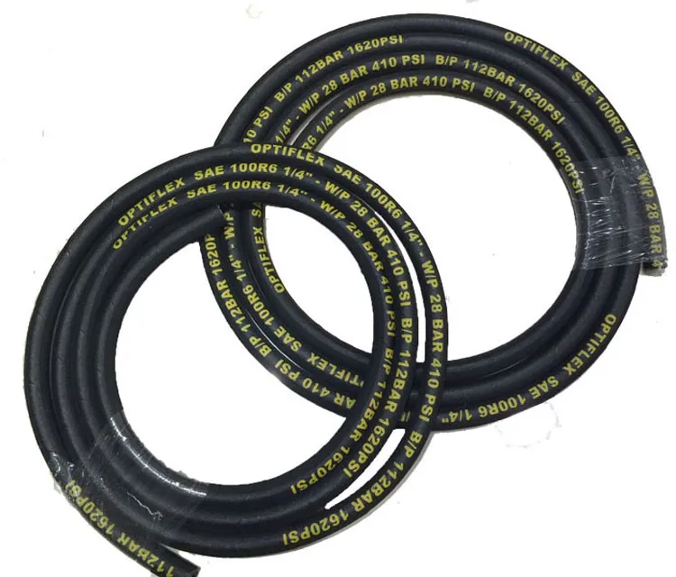 China Manufacturer Low Pressure Rubber Hydraulic Hose Sae100 R6 Pipe - Buy Hydarulic Hose R6 ...