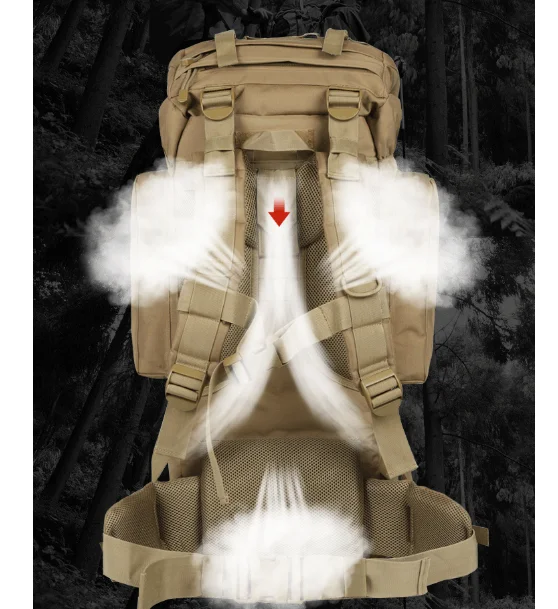 BP01 100L Tactical Backpack - Ultimate Camping & Hiking Gear