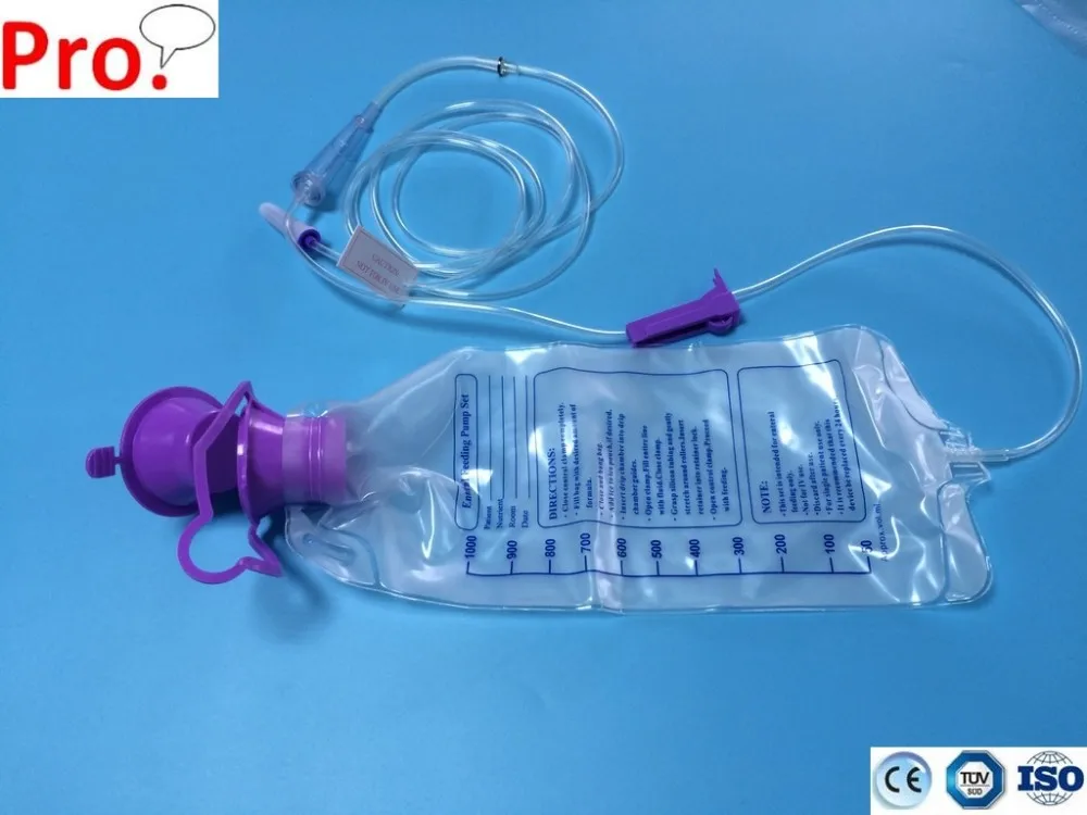 Sterile Medical Enteral Feeding Bag 500ml,1000ml,1200ml - Buy Enteral Feeding Bag,Medical ...
