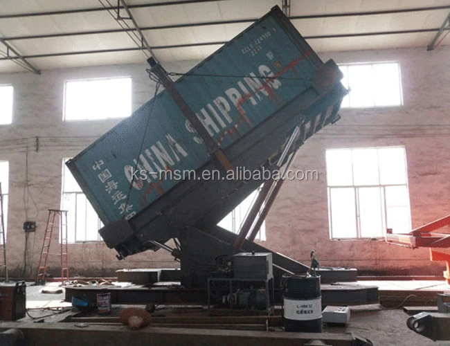 20ft Hydraulic Container Tilter - Efficient Loading/unloading