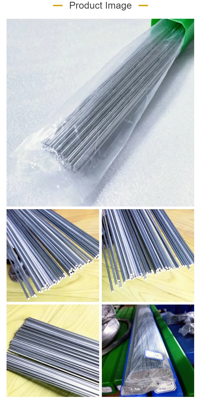 AWS A5.16 AERTi-1 / ERTI-2 / ERTI-5 / ERTI-7 / ERTI-9 / ERTI-12 Titanium Argon Arc Welding Rod ...