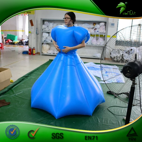 Squeaky Inflatable Dress Masquerade Party Inflatable Costume Hongyi