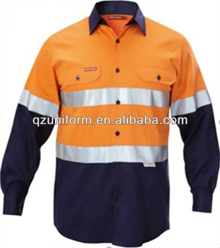 Men's Mechanic Two Piece Overalls/oil Refinery Hi Vis Work Wear/mining ...