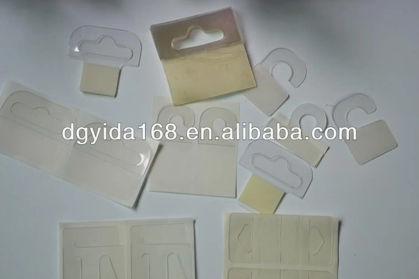 Plastic Pvc Adhesive Delta Hang Tab Hang Tab - Buy Colgador De Plástico ...
