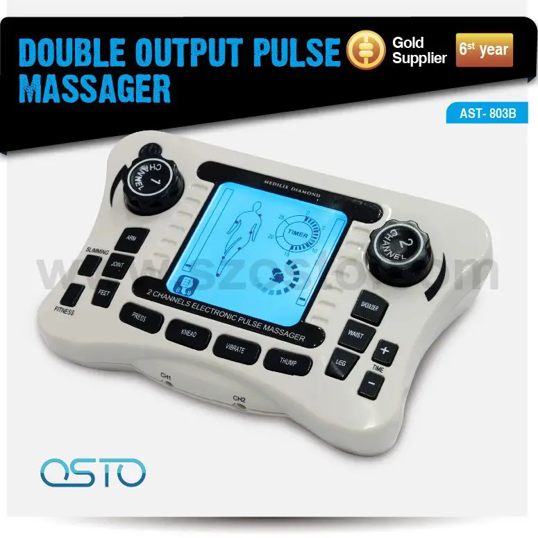 Tens/acupuncture/digital Therapy Machine Massager Electronic Pulse ...