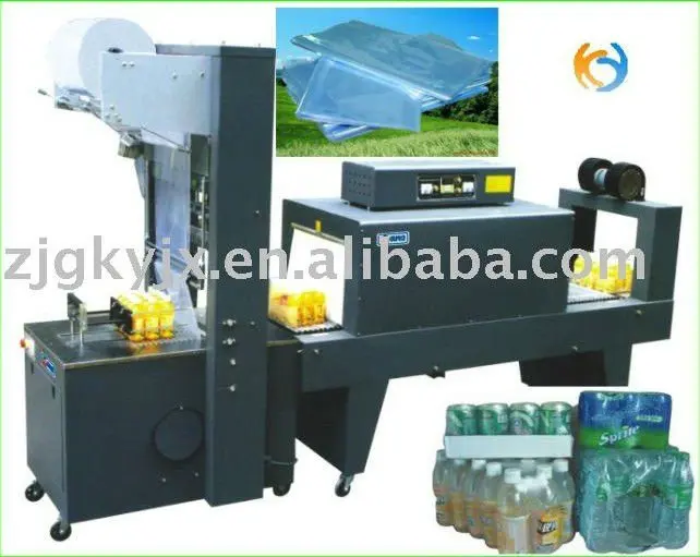 Automatic Efficient shrink film packing machine for plastic bottles ...