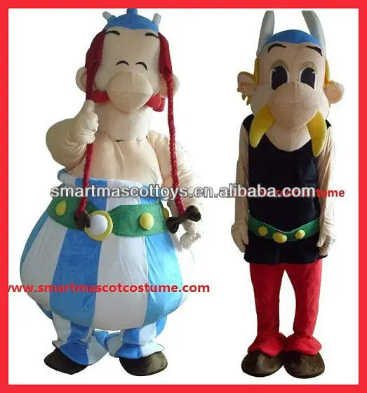 Funny Asterix & Obelix Mascot Costume For Adult - Buy Asterix Obelix ...