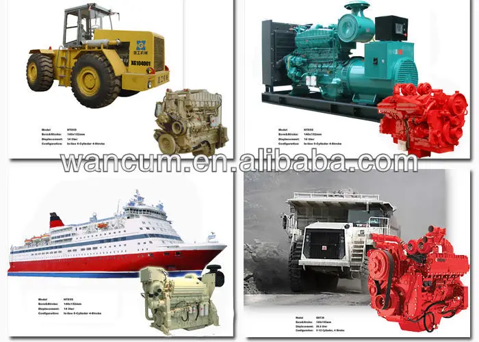 Cummins engine nt repuestos cummins camisa de cilindro anillos 215090 y ...