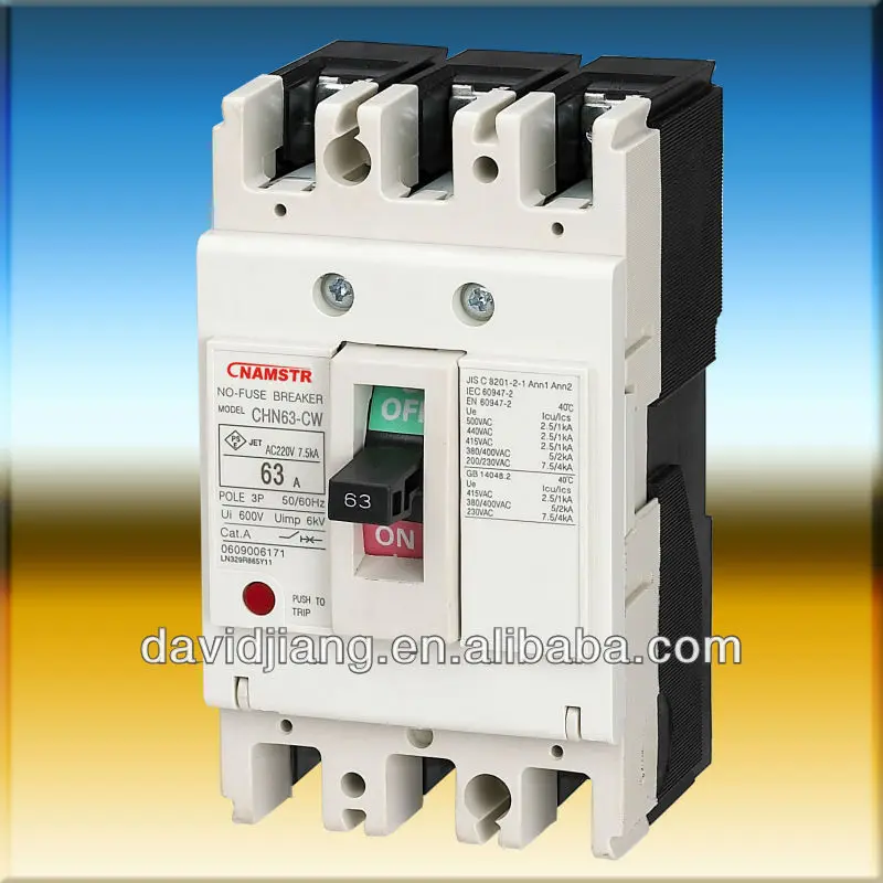 Nf63-cw 3p 63a Mccbmoulded Case Circuit Breaker - Buy Nf63-cw 3p 63a ...