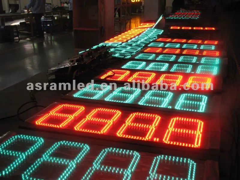 Panel De Dígitos Led De 12 Pulgadas,Tablero Numérico De Siete Segmentos ...