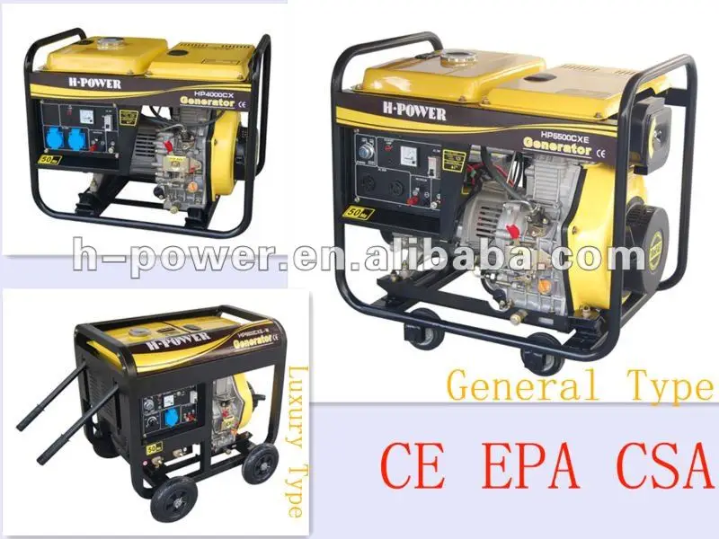 Marine Type Diesel Generator 6kva/5kw Small Open Type Diesel Generator ...