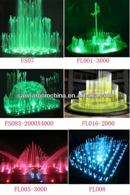 Colorful Flow Laminar Jet Fountain Fountain Fountain Jet Échasse Pop ...