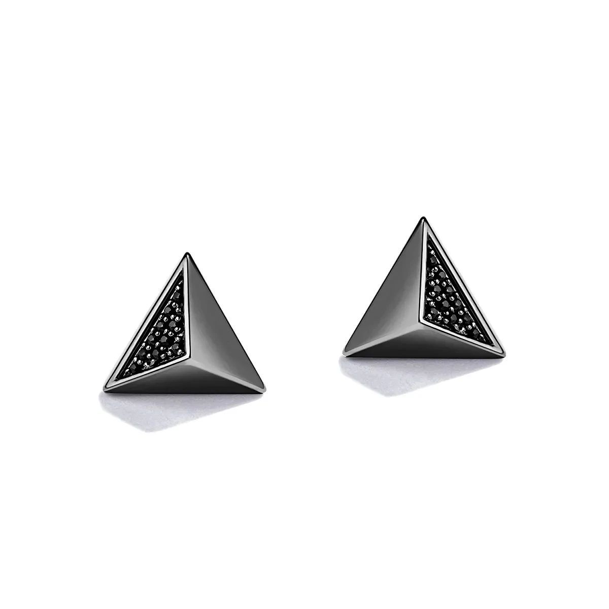 Dark Armor Elegance: Star Wars Black Diamond Accent Earrings,Black ...