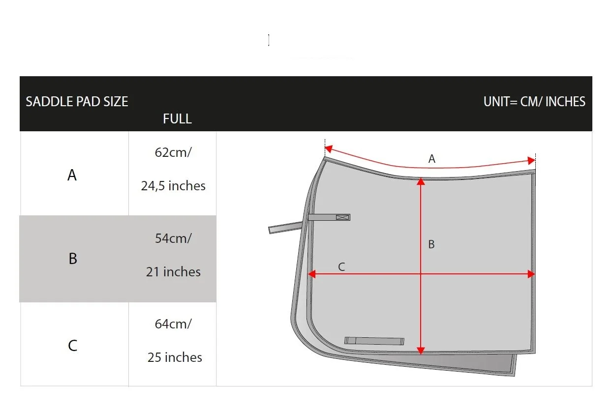 Horse Quilted Saddle Pad Great Colors Elegant Binding Equestrian Numnah ...