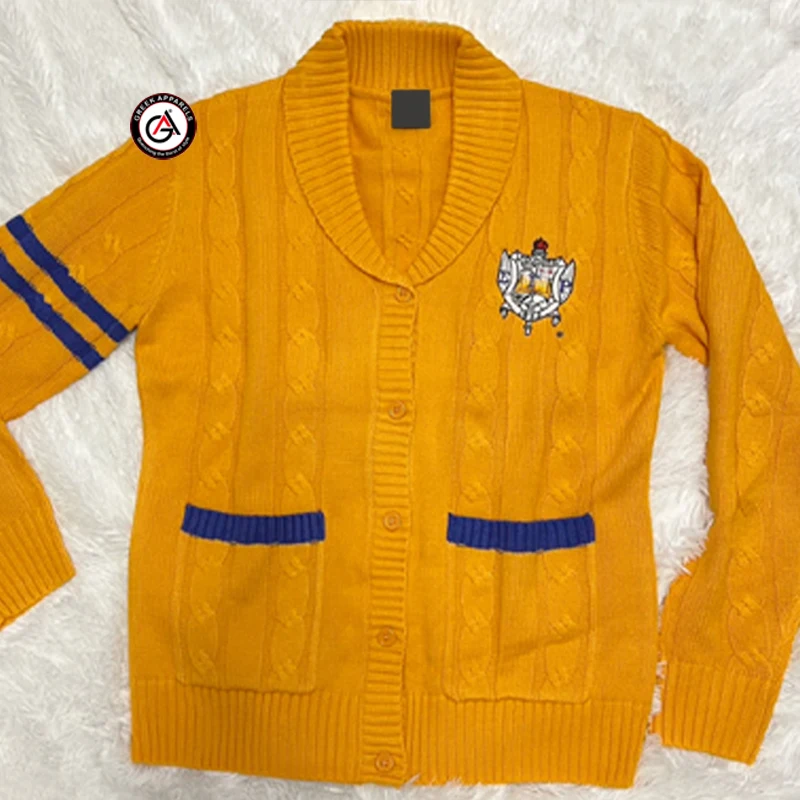 Sigma Gamma Rho Soror Embroidery Women Acrylic Cardigans | SGRho ...