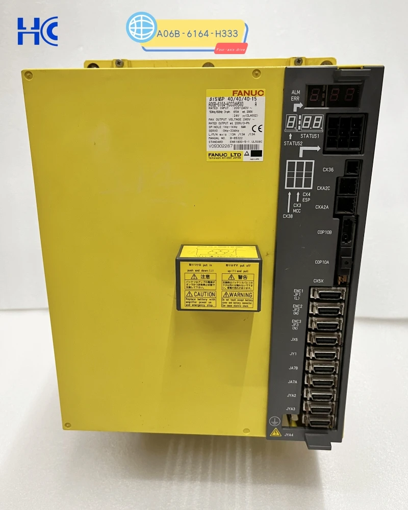 Industrial Parts New Original Servo Drive Fanuc Four-axis Drive A06B-6164-H333/H364/H343/H344 ...