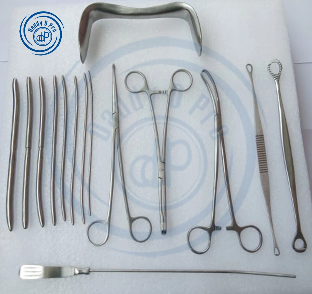Dilation And Curettage D And C Instruments Set 46 Pcs Gynecology