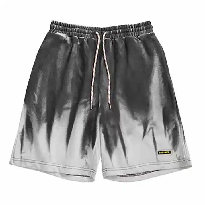 Oem Custom Streetwear Summer Acid Washed Shorts With Custom Logo Custom ...