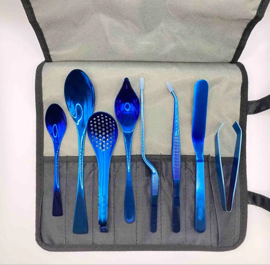 Culinary Professional Chef Plating Set - Rose Gold Stainless Steel