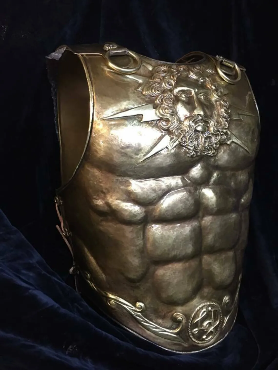 Medieval Roman Chest Armor,Reenactment Cuirass,18 Gauge Pure Brass ...