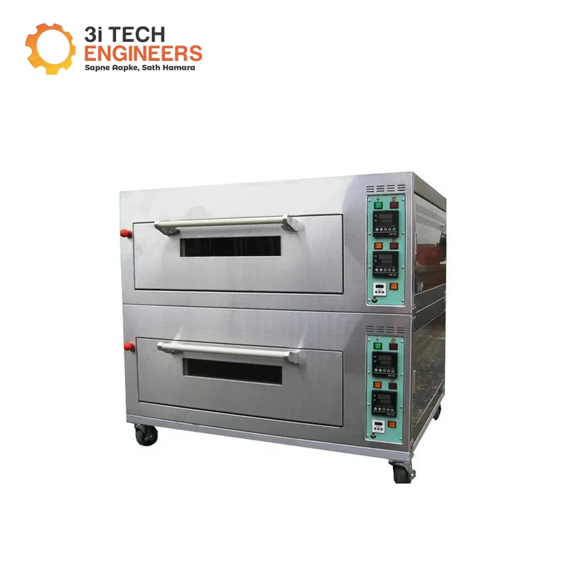 Double Deck Oven Commercial Bread Snack Machines Bakery Equipment Pizza ...