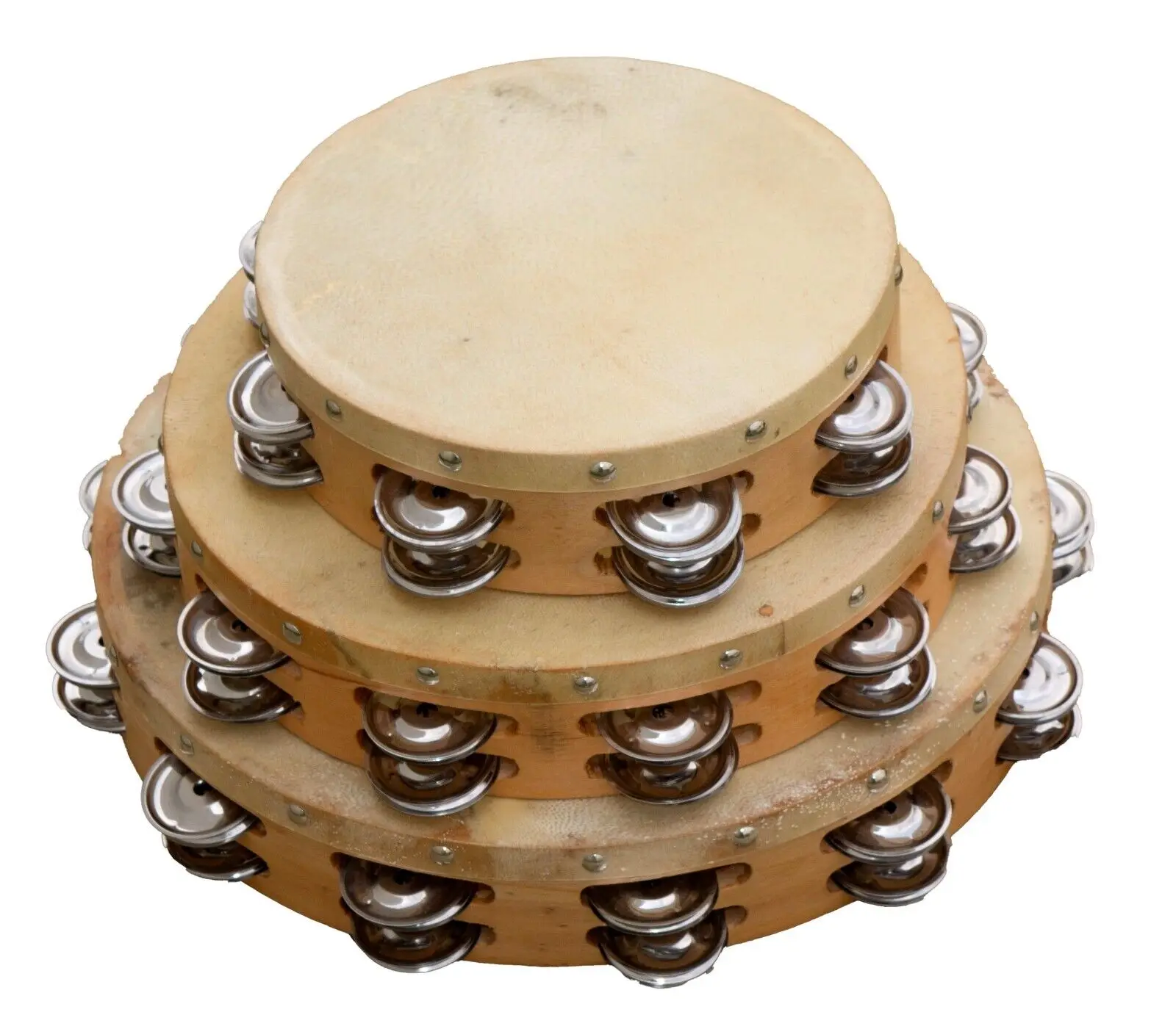 Musical Tambourine Wood Hand Held Drum Round Percussion Gift| Alibaba.com