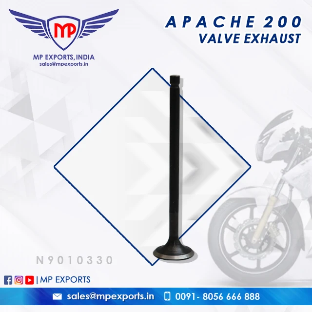 High Quality Indian Product VALVE EXHAUST for Apache 200 RTR at Lowest ...