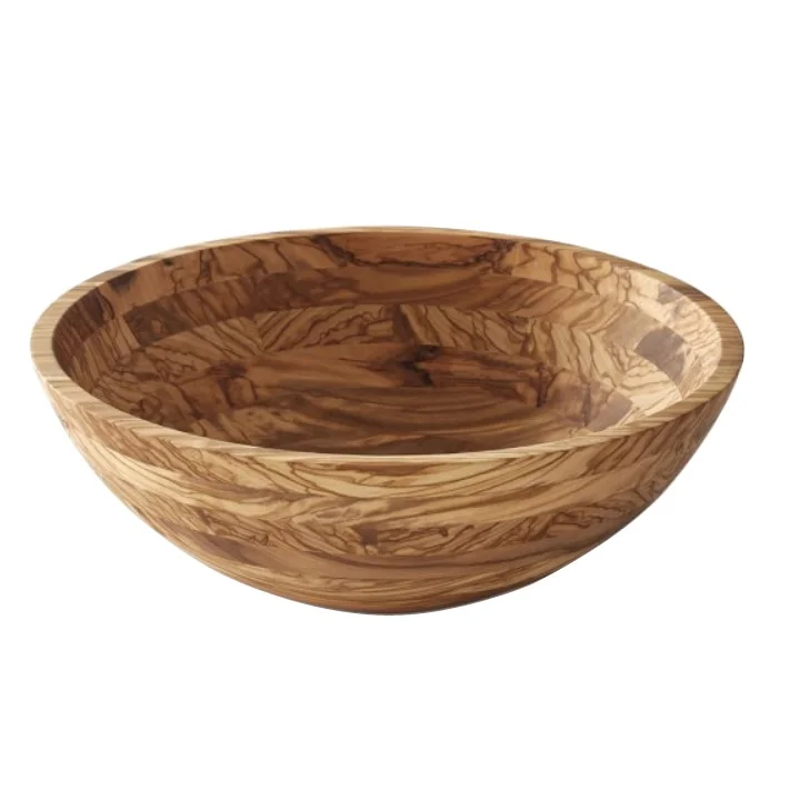 Pasta Serving Bowl With Natural Finishing Rounded Food Server Bowl ...