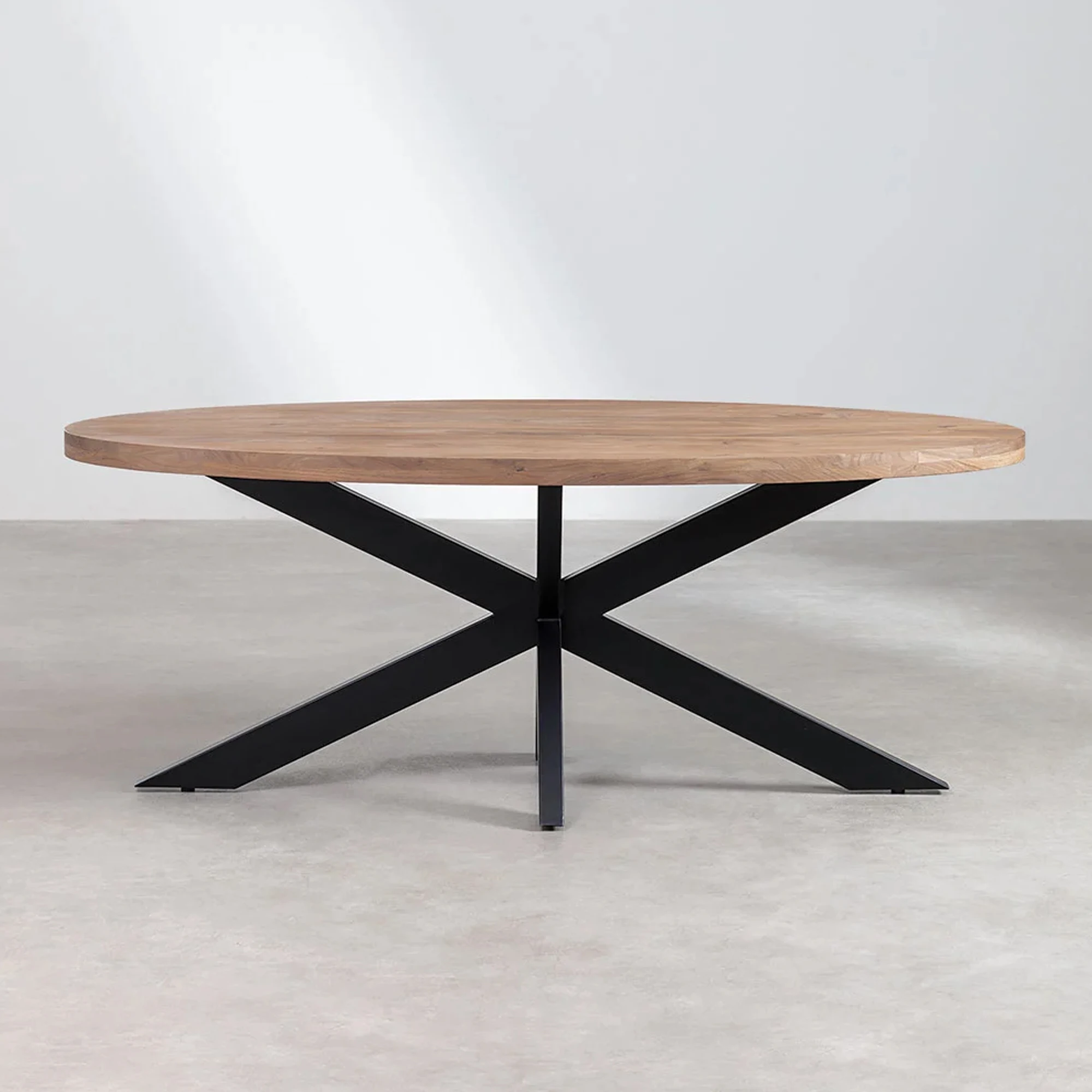 Outdoor Oval Dining Table Teak With Aluminum Legs Best Design - Raniah ...