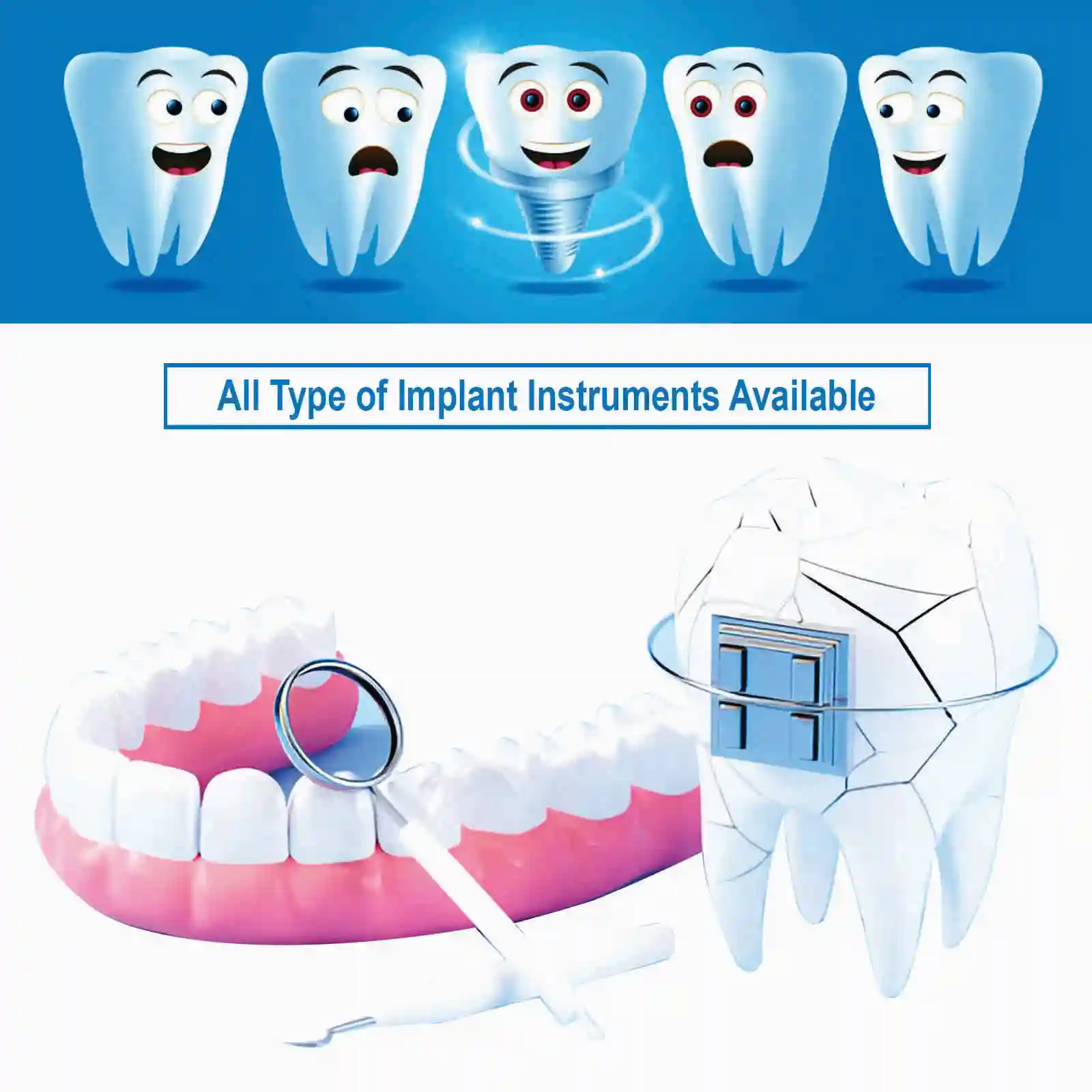 Dental Universal Implant Prosthetic Kit - Durable & Versatile