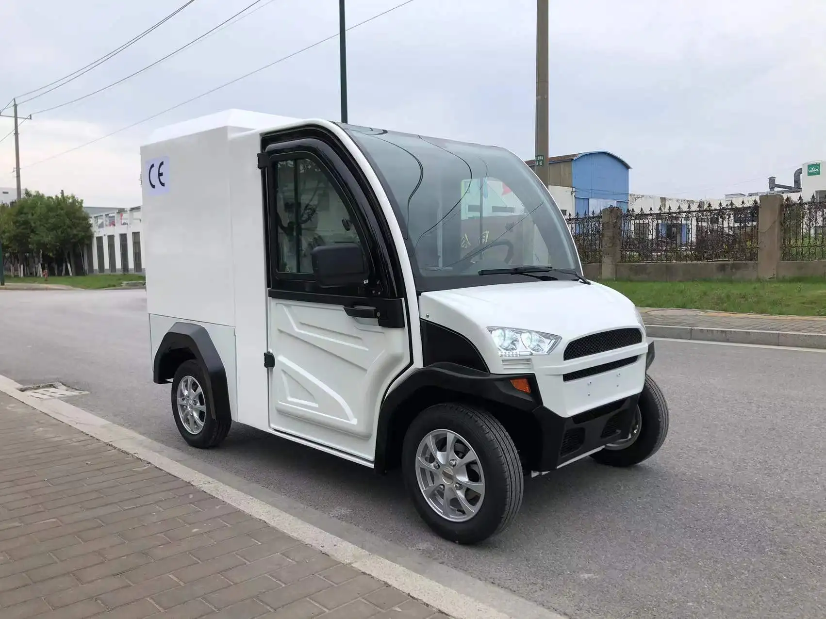 Small Ev Two-seater Van,Electric Mini Car With A Large Back Cargo For ...