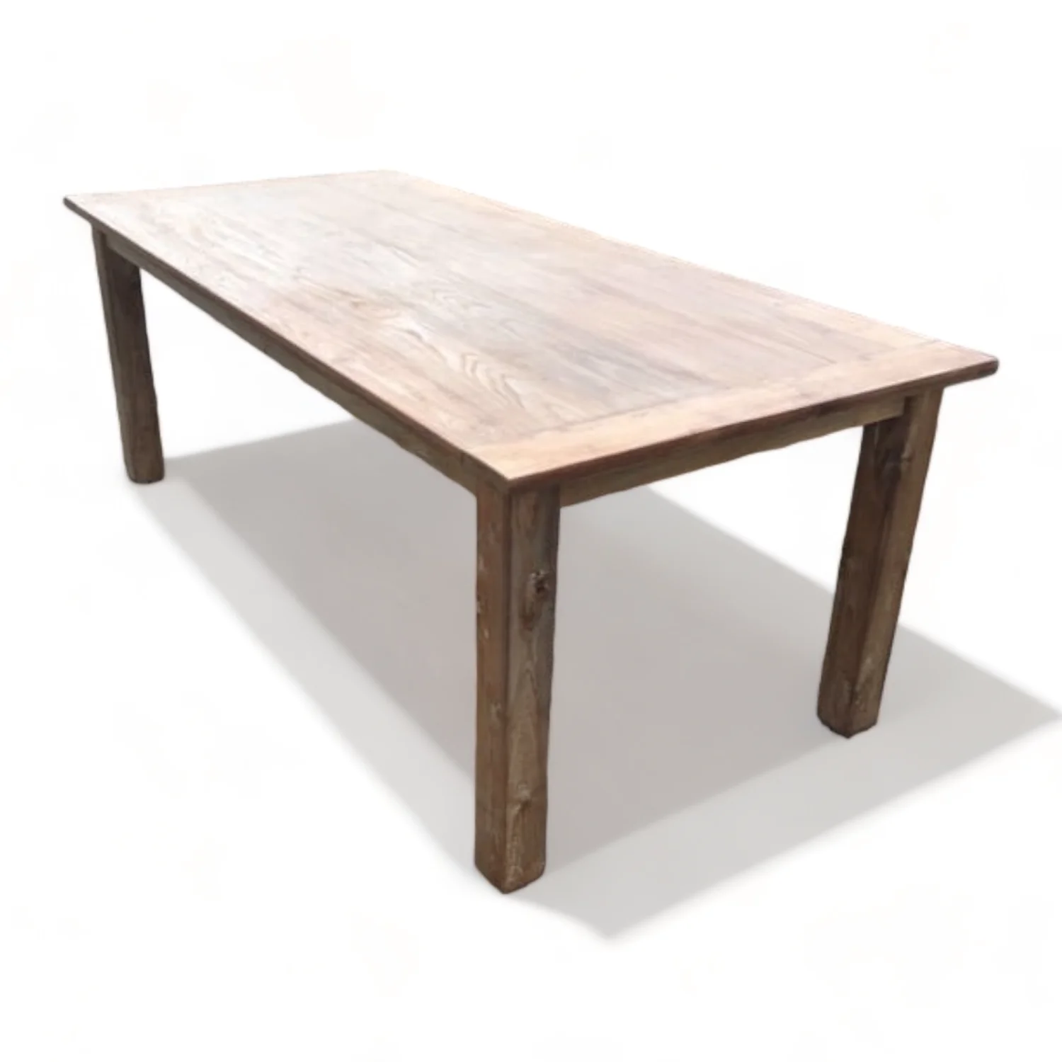Contemporary Reclaimed Teak Wood Dining Table For Old Dining Room ...