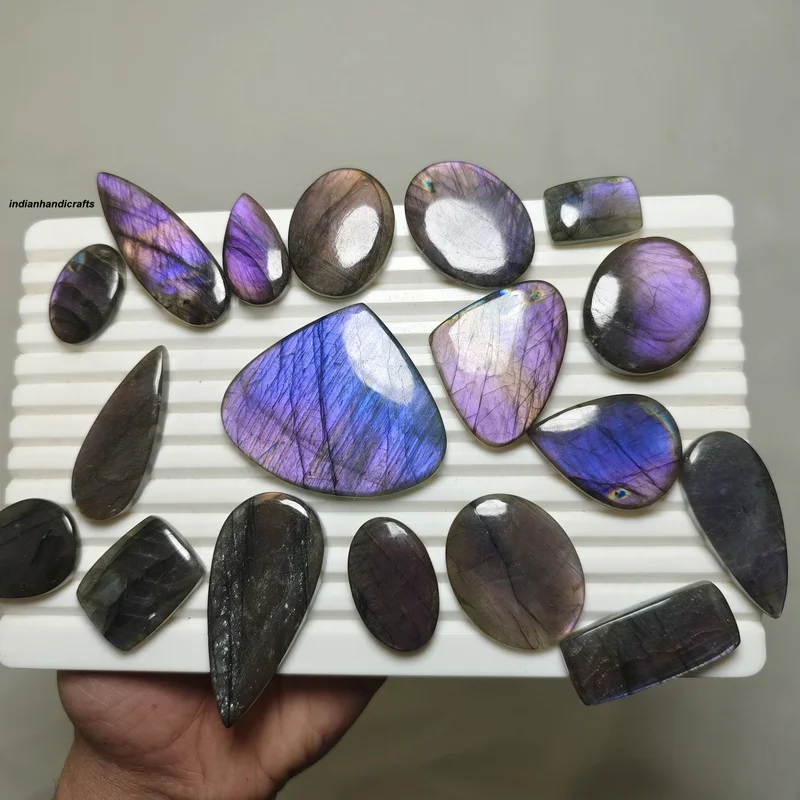 Purple Labradorite - High Quality Spectrolite Gemstones