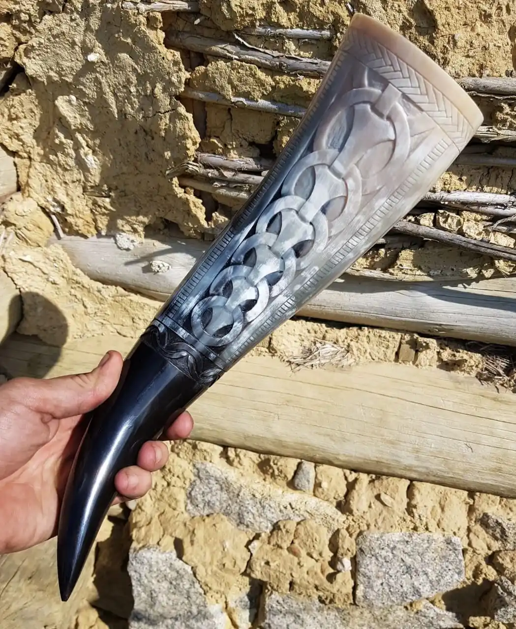 Custom Made Hand Carved Drinking Horns,Drinking Horn Mugs,Drinking Horn ...