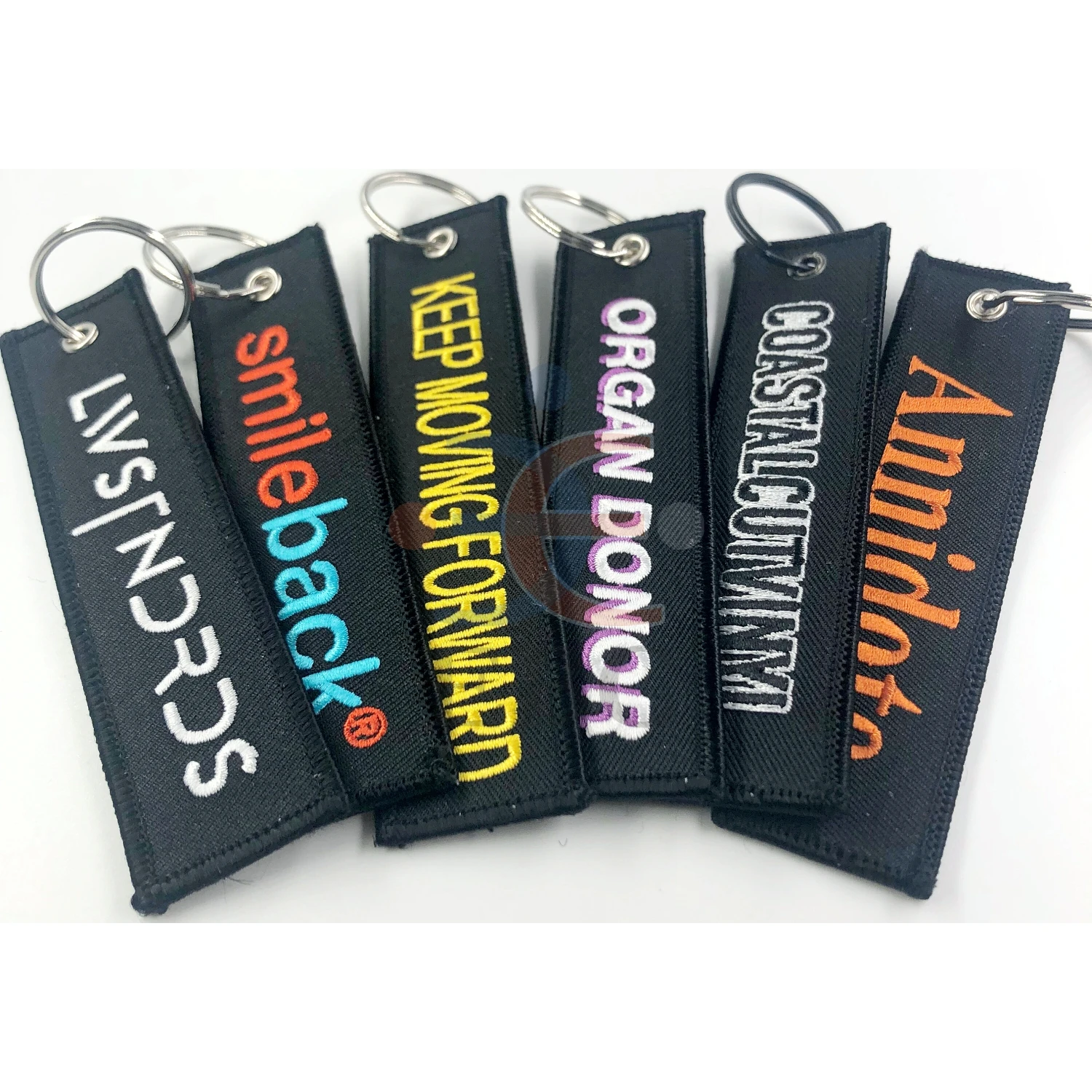 Cheap Flight Textile Key Jet Tag Chain Fabric Embroidery Motorcycle Car ...