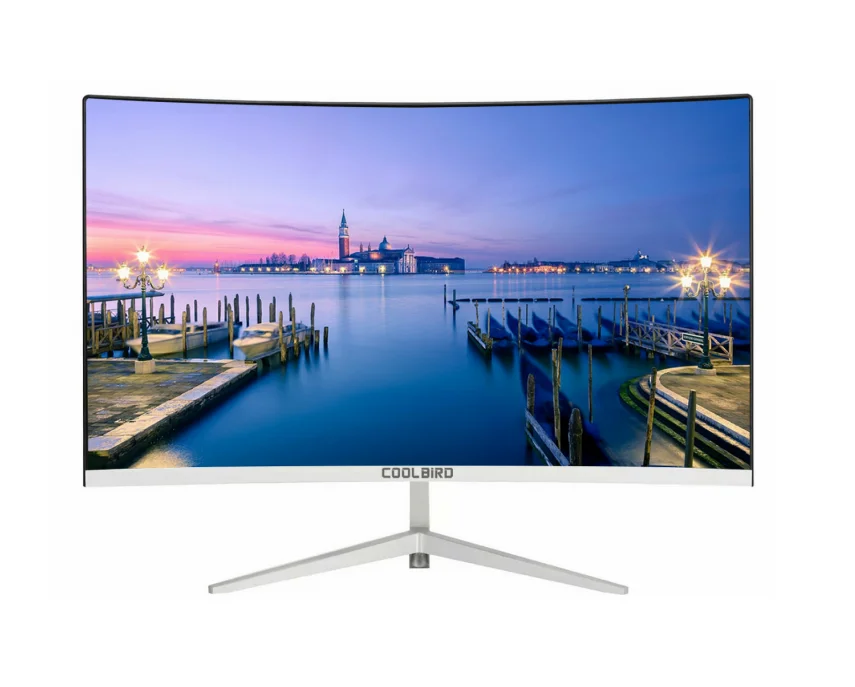 Desktop 24 Inch Curved 1k Resolution 75hz Led Pc Monitor For Computer ...