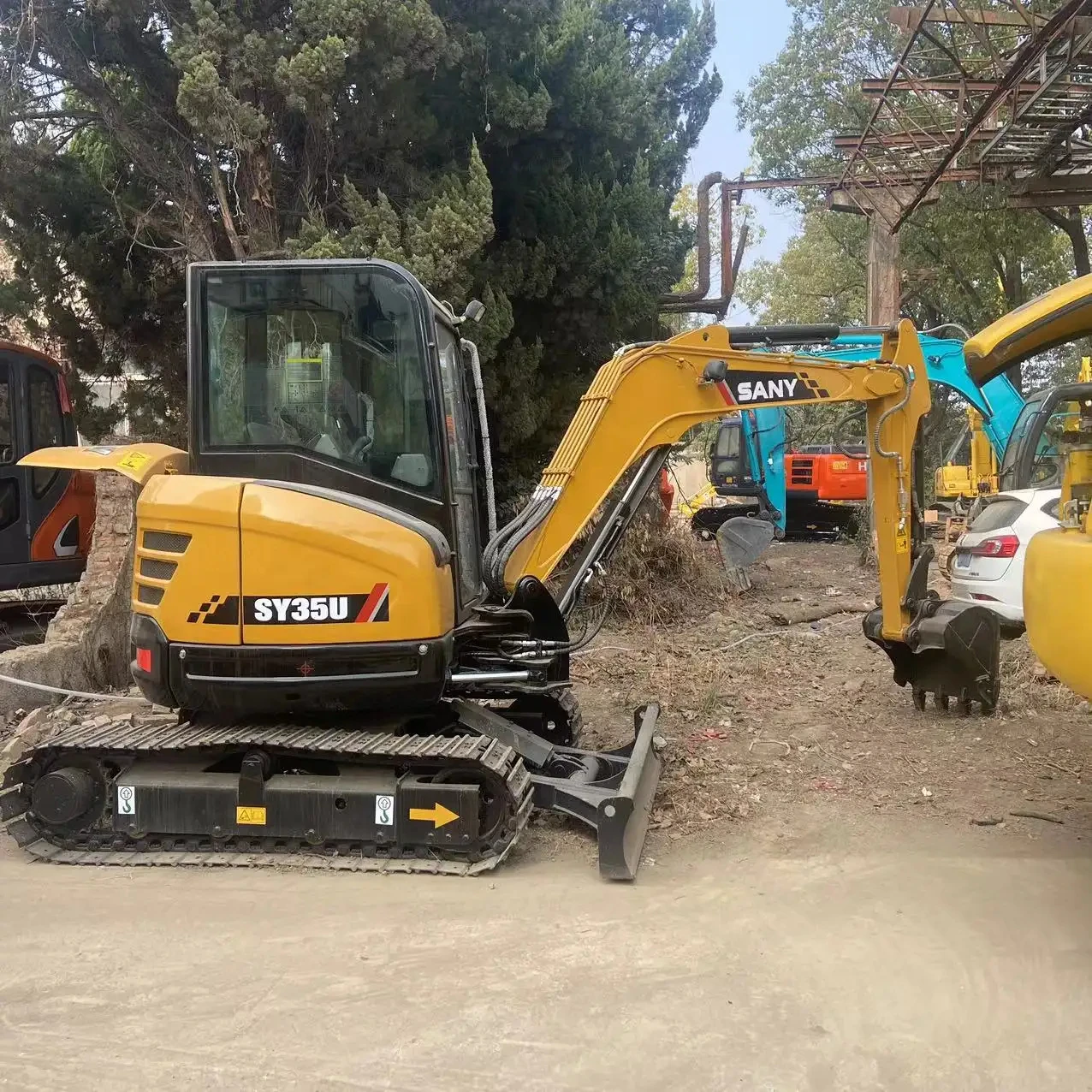 Mini Excavator Sany 35u Track Crawler 3.5 Tons Micro Digger Tractor ...
