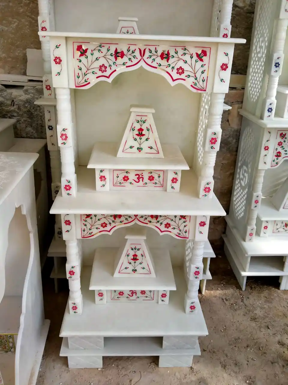 Custom Made Marble Temples for Home and Office Resale